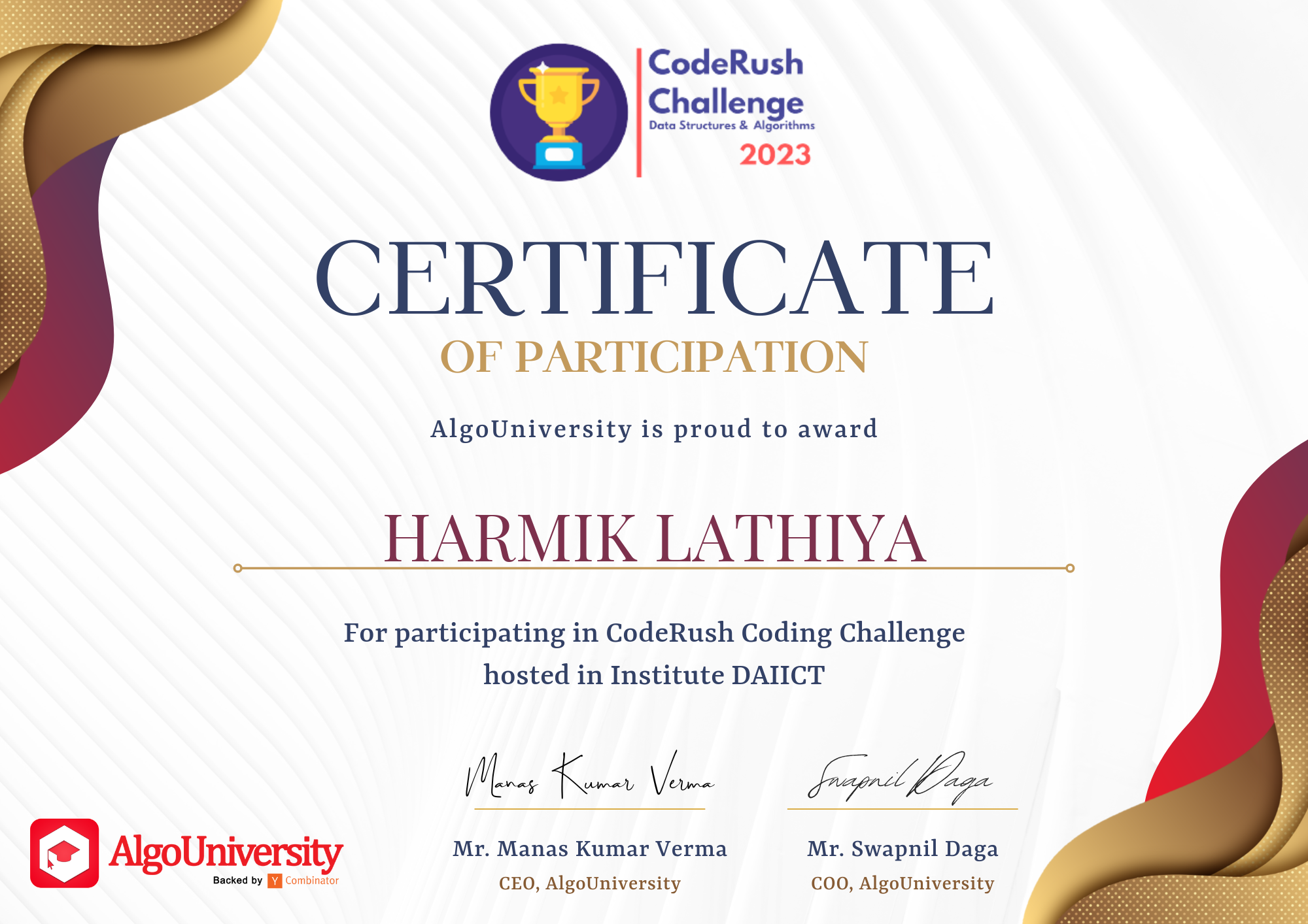 Harmik Lathiya - Founding Engineer at QBack | Full Stack Developer ...