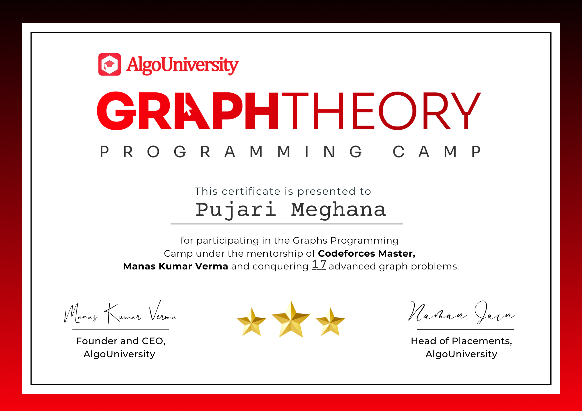 Pujari Meghana - Robotics and AI undergraduate @SASTRA | LinkedIn